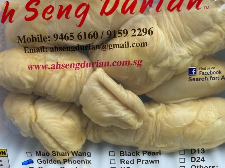 Ah Seng Durian - Singapore's Leading King of Fruits Vendor